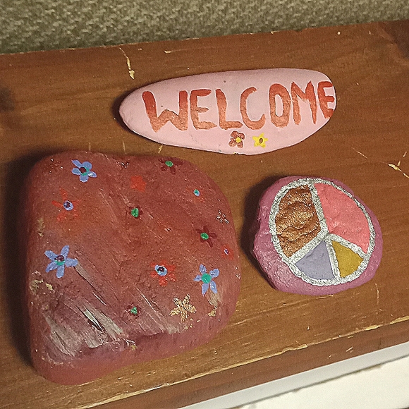 Handmade | Other | 3 Pack Bundle Of Handmade Handpainted Rock Art Stone ...